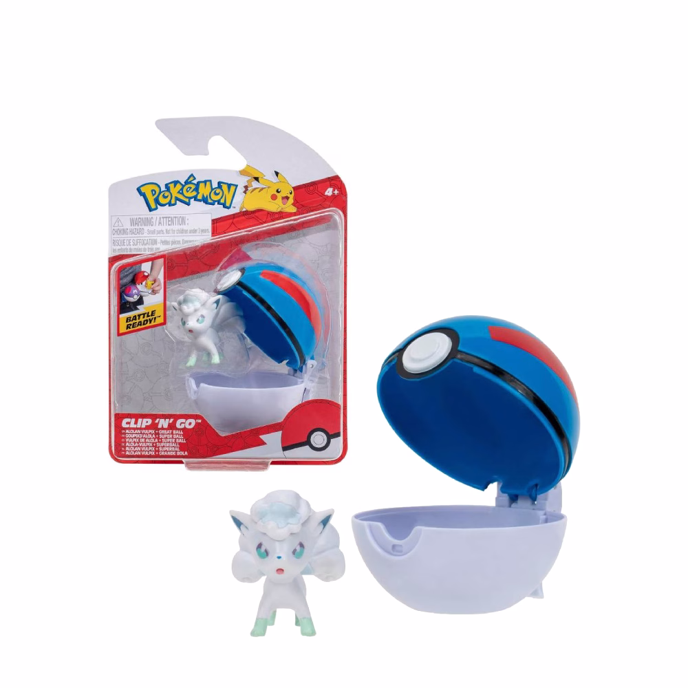 Pokemon Clip N Go Vulpix Alolan Incluye Pokebola – Okami Dex