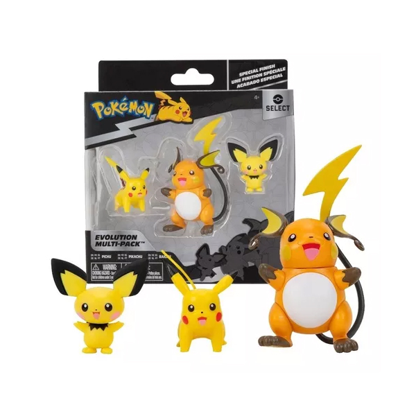 Pokemon Select Raichu Pikachu Pichu – Okami Dex
