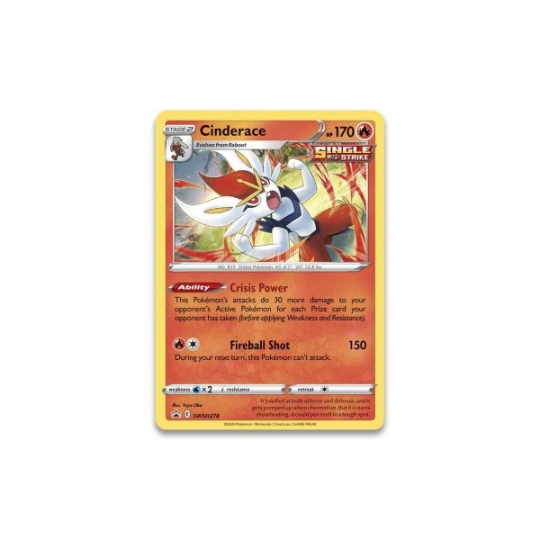 Pokemon TCG Crow Zenith Cinderace Pin Ingles – Okami Dex