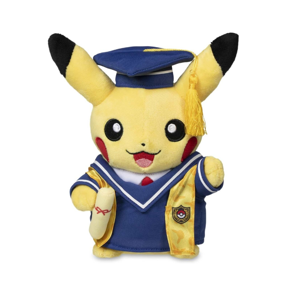 Pokemon Center Peluche Pikachu Graduado – Okami Dex