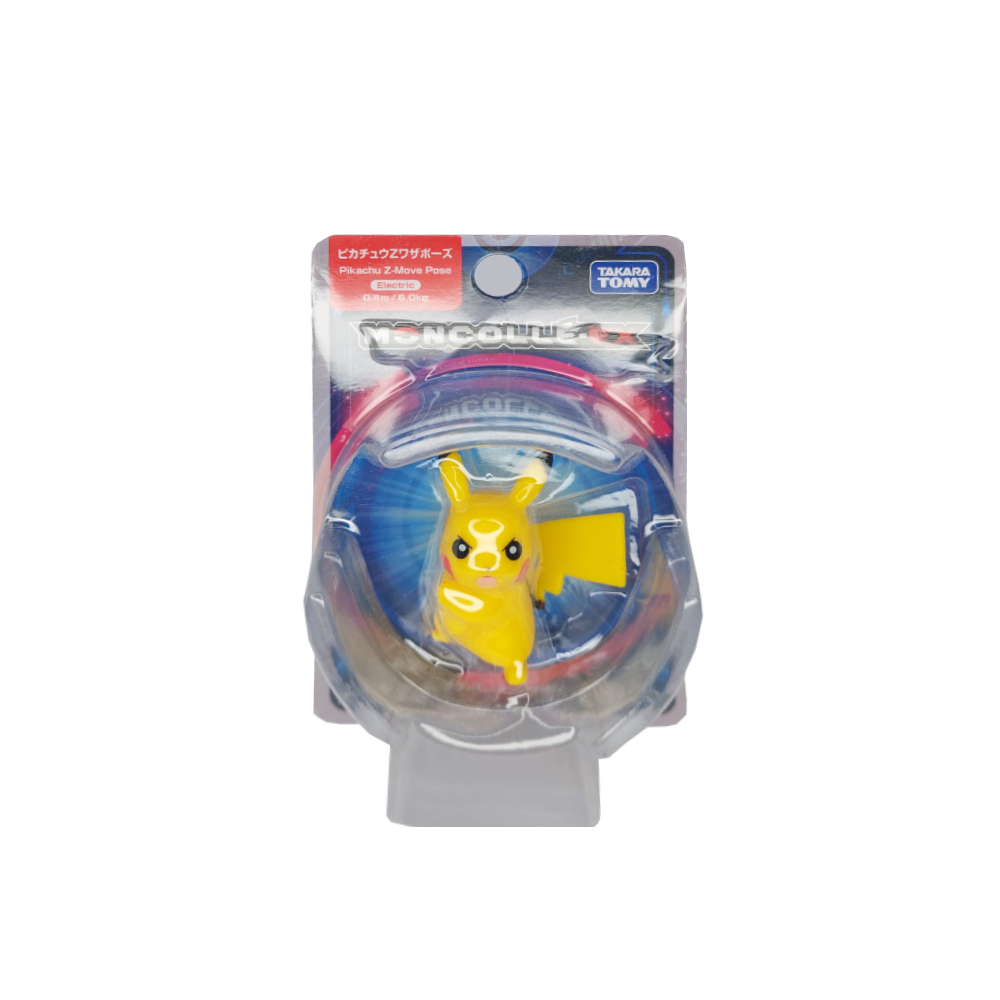 Pokemon Takara Tomy Exclusivo Asia Pikachu Movimiento Z – Okami Dex