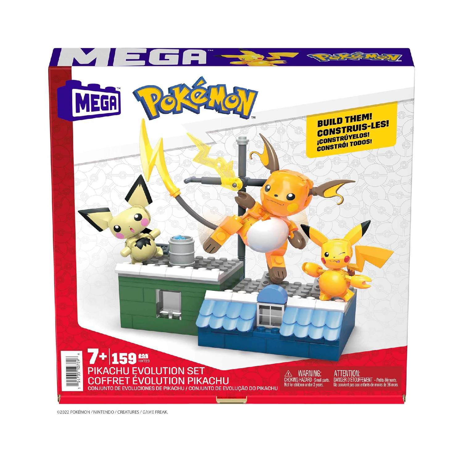 Pokemon Mega Construx Pikachu Evoluciones – Okami Dex